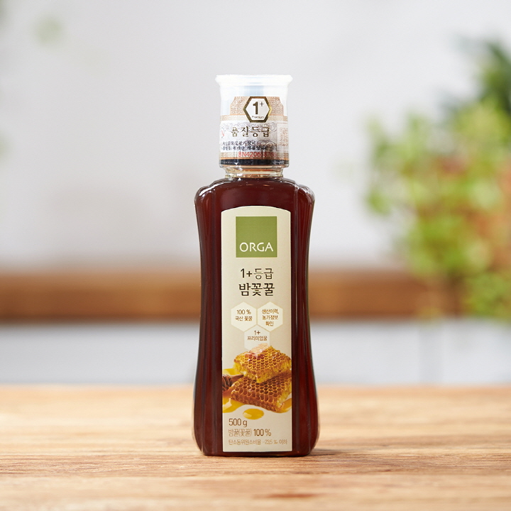 ORGA 1+등급 프리미엄 밤꽃꿀 500g | 배민 장보기∙쇼핑