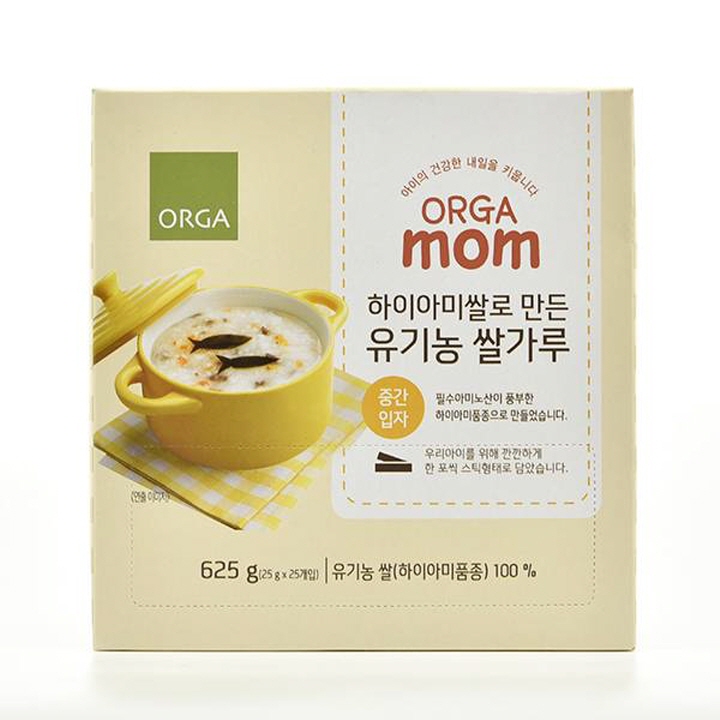 하이아미유기농쌀가루 중간입자 [25g 25입] 배민스토어