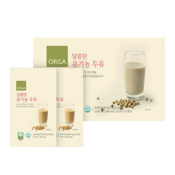 달콤한 유기 두유 1BOX (170ml*12ea) | 배민 장보기∙쇼핑