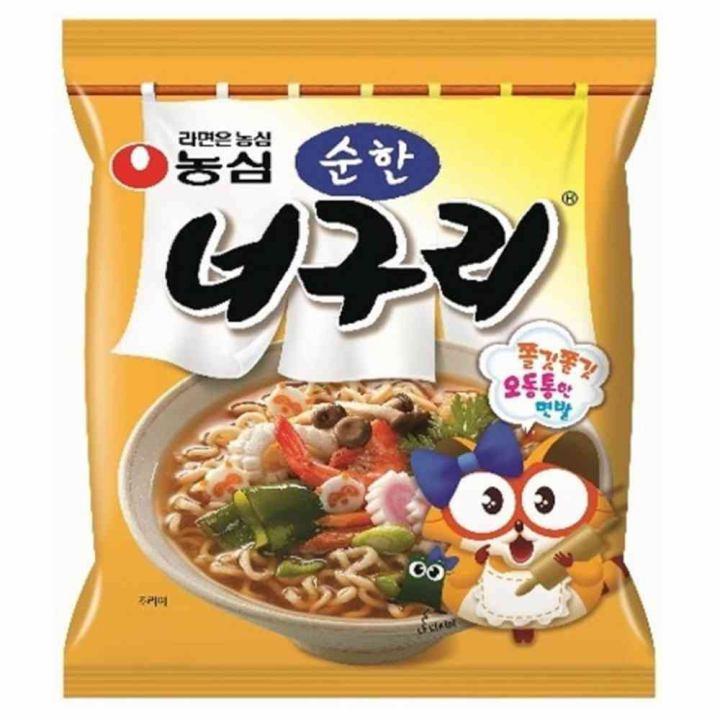 농심 순한너구리봉지면 배민스토어