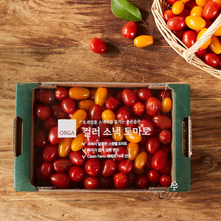 컬러 스낵토마토(GAP인증, 1kg) | 배민스토어